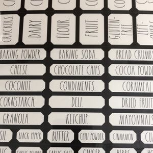 Rae Dunn | Kitchen | 33rae Dunn Organizing Labels 80 Signature ...